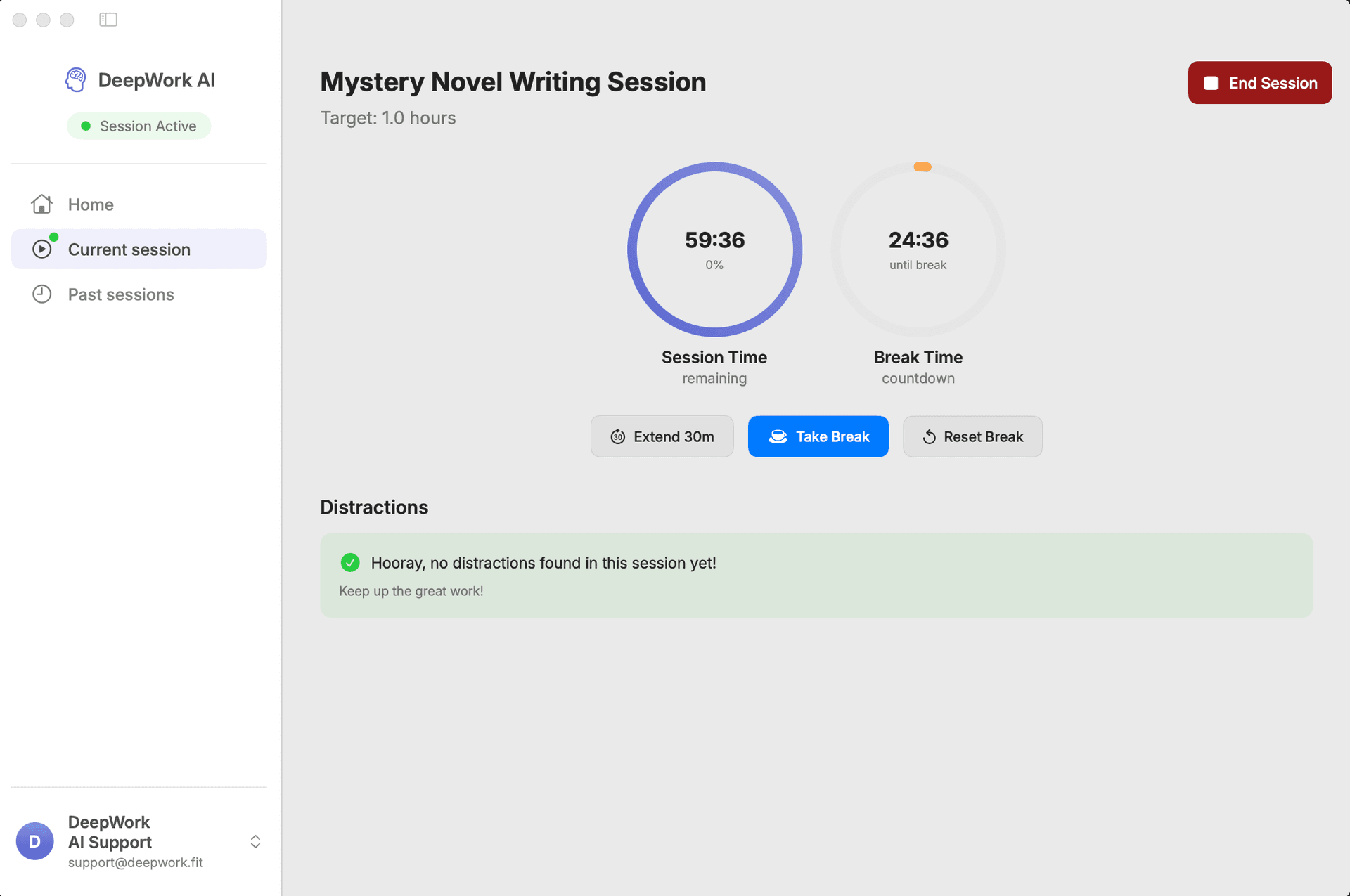 Deepwork AI — Boost your focus and productivity.